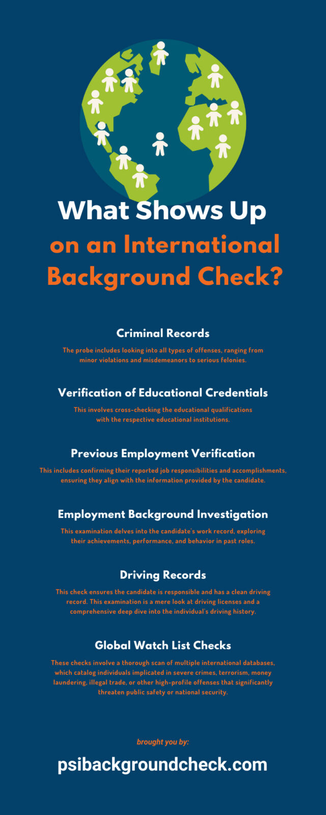 What Shows Up on an International Background Check?